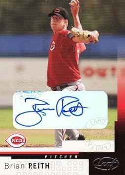 Amazon.co.jp: ブライアン・レイス Brian Reith 2004 Leaf Autographs MLBカード : おもちゃ
