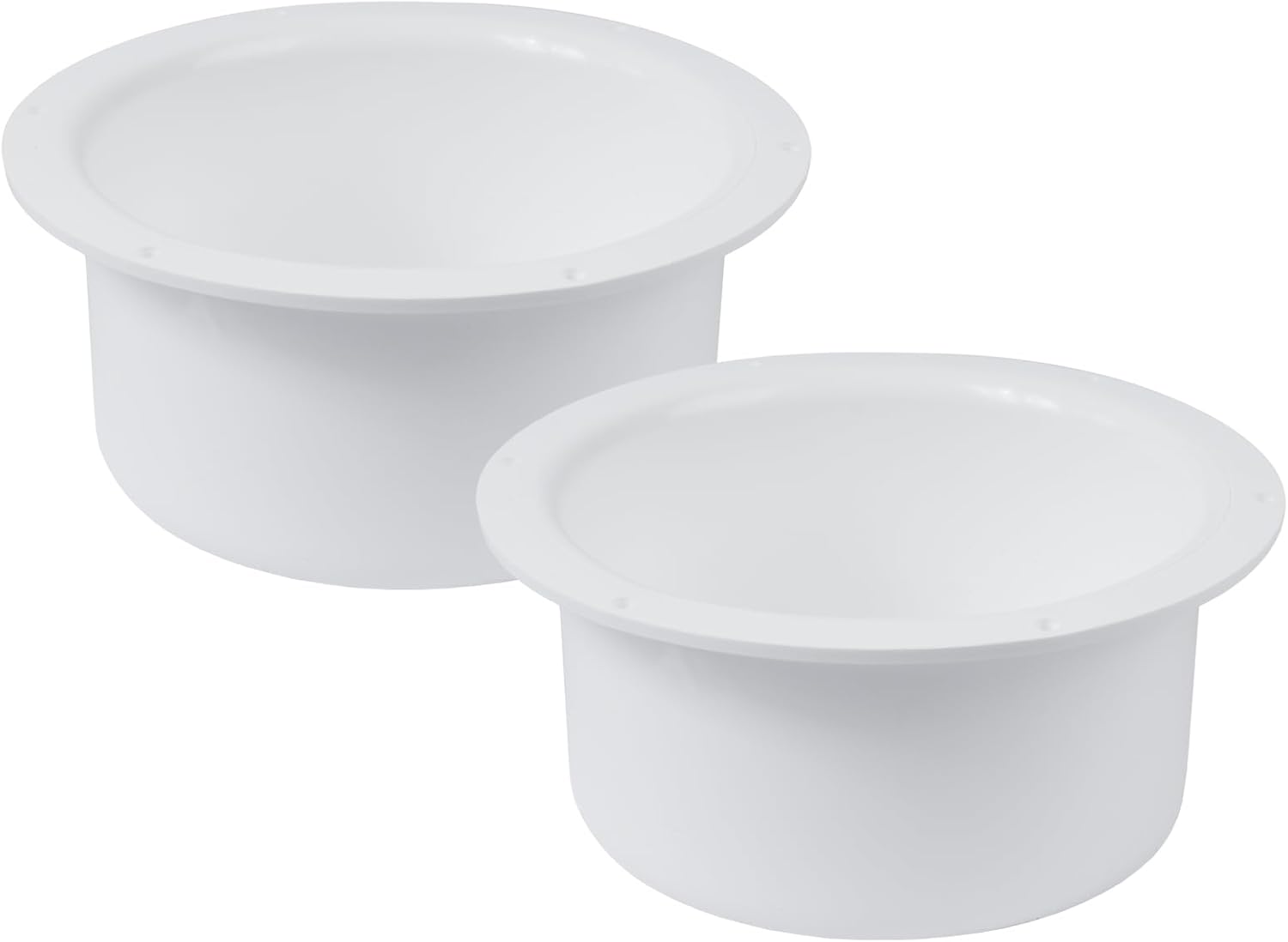 HVAC OV 2pack 5" Inch Duct Flange for 5" Inch Pipe with Wall Mount ...