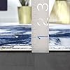 Amazon.com: Abani Regal Collection Area Rug - Abstract Grey Blue Design ...