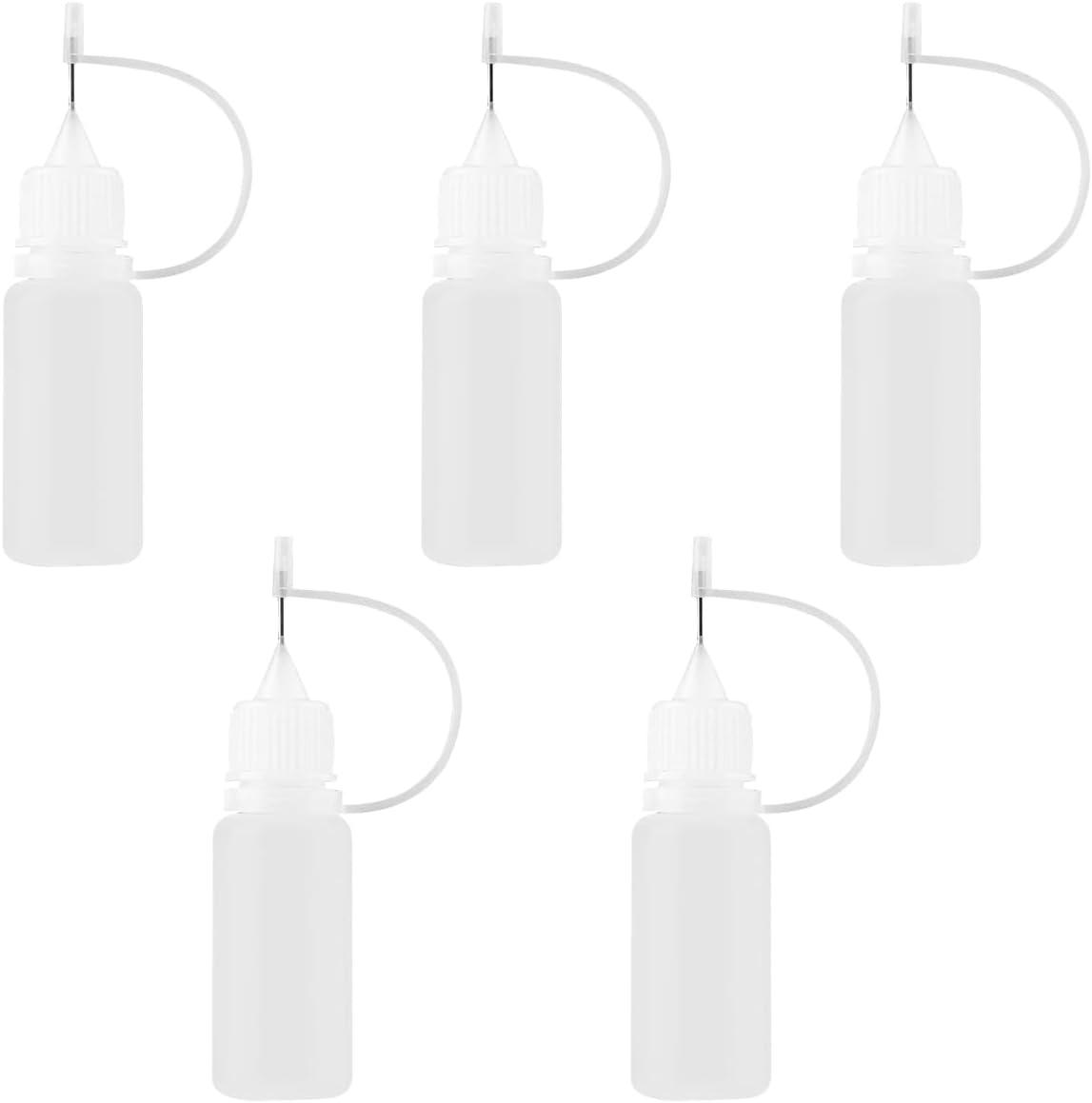 Lotsdonxia 5-Pack Precision Needle Tip Applicator Bottles – Small ...