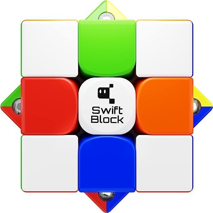 Amazon | Swift Block 355S 3x3 スピード 競技用 キューブ 磁石内蔵立体パズル 子供や初心者向け おもちゃ テッ ...