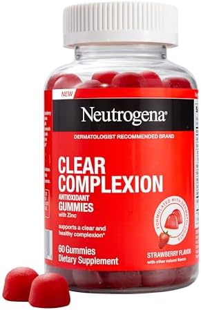 Amazon.com : Neutrogena Clear Complexion Antioxidant Gummies with Zinc ...