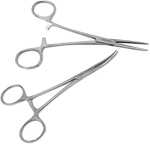 Amazon.com: 2 Pcs Pet Groomer Dog/Cat Hemostat Forceps 5" Hair Puller ...