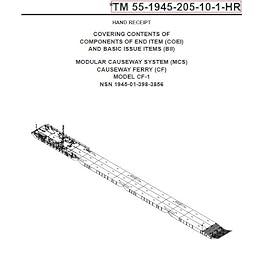 US Army, Technical Manual, TM 55-1945-205-10-1-HR, HAND RECEIPT ...