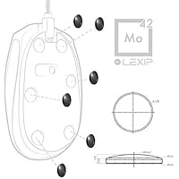 Lexip Mo42 Ceramic Gaming Feet - Hardwearing, Incomparable Glide ...