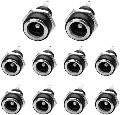 Amazon.com: DaierTek DC Jack 5.5x2.1MM Pre-Wired Female DC Power Jack ...