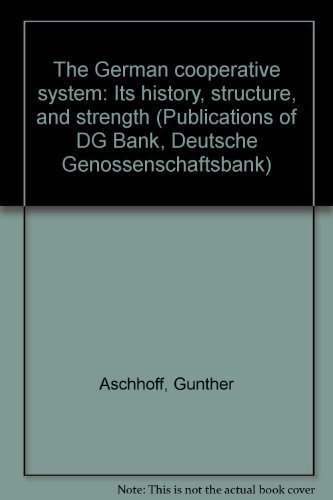 『The German cooperative system: Its history, structure, and - 読書メーター