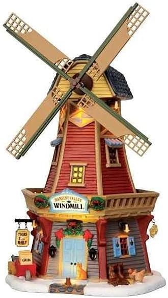 Amazon.com: Lemax Harvest Valley Windmill, with 4.5V Adaptor #45678 ...