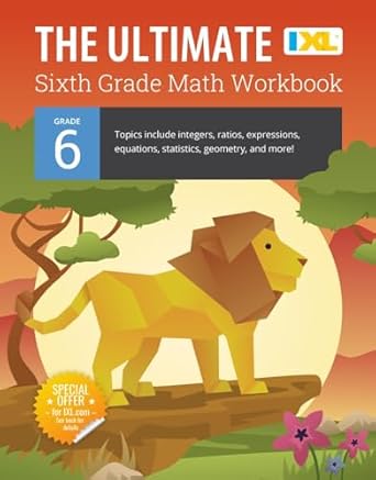 IXL The Ultimate 6th Grade Math Workbooks, Middle School Books for Kids ...