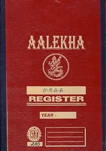 Aalekha NRGP Register 240 | NR Gate Pass Book | Hindi-English Format ...