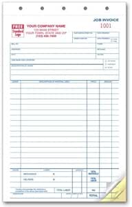 Amazon.com : Compact Job Invoice Forms : Office Products
