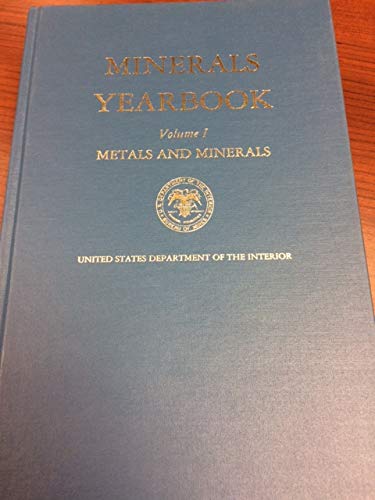 Minerals Yearbook 1983: Volume I Metals and Minerals - Livros na Amazon ...