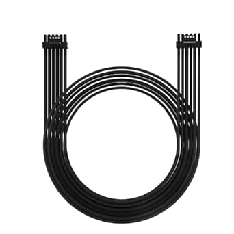 Sirlyr 16Pin GPU Cable,Pcie 5.0 12VHPWR Sleeved Modular Cables,Male to ...