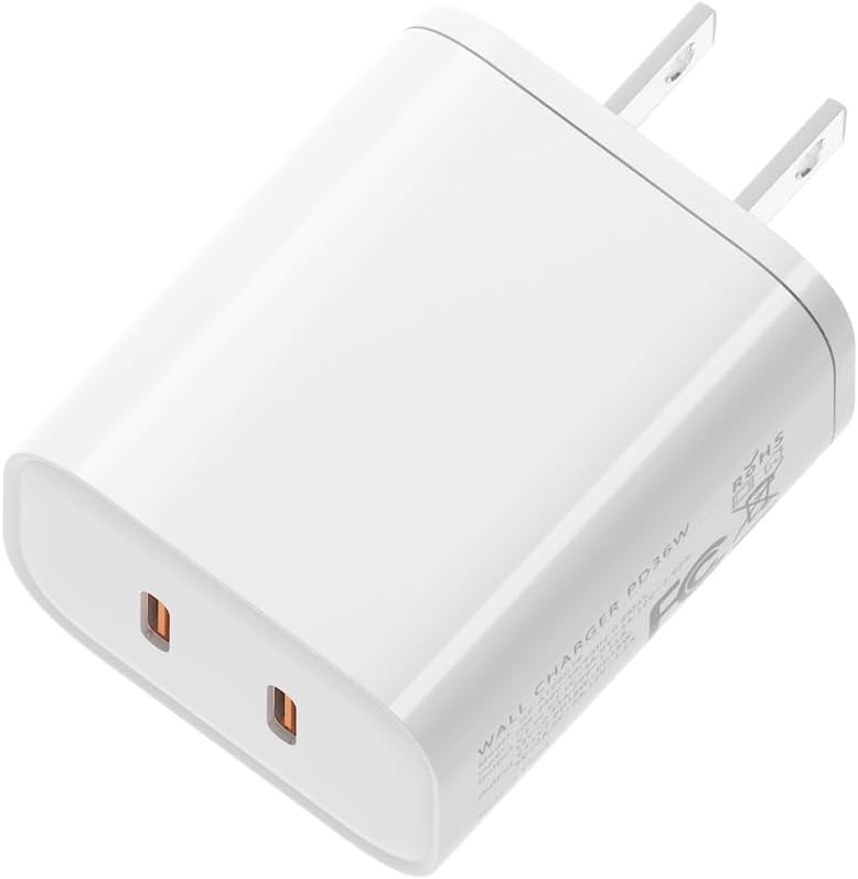 Amazon.com: Double USB C Fast Charger Block Compatible with Apple ...