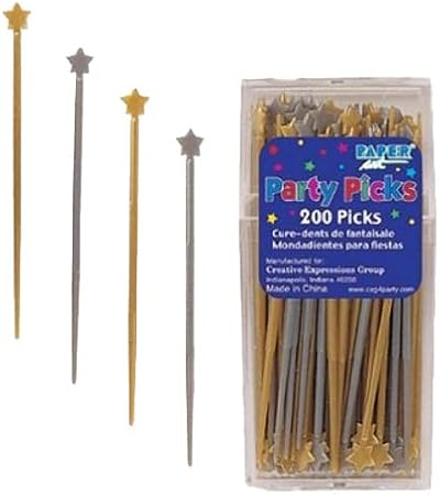 Amazon.com | Creative Converting Christmas Assorted Plastic Party Picks ...