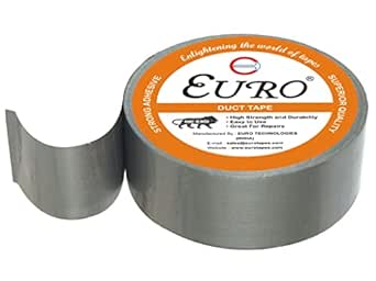 EURO ® All Purpose Heavy Duty Strong Adhesive Duct Tape (02 inch X 50 ...