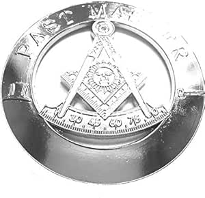 Amazon.com: Masonic Past Master Heavy Decal Metal Chrome Truck Auto Car ...