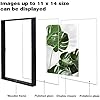 Amazon.com - Fixwal 11x14 Set of 2 Black Floating Frames, Double Glass Picture Frame for Photos ...