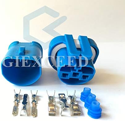 Amazon.com: 5 Sets 3 Pin 2.8 Auto Connector Assy for 9004 Headlight Car ...