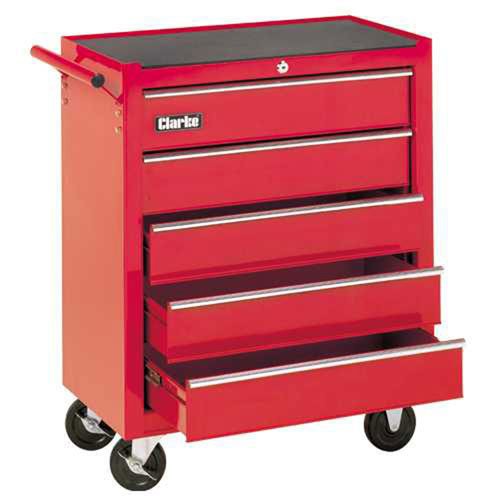 CLARKE TOOL TROLLEY 5 DRAWERS MOBILE : Amazon.co.uk: Business, Industry ...