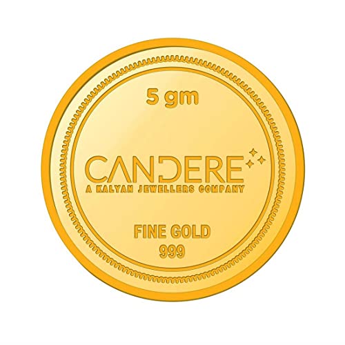 Buy Candere By Kalyan Jewellers 24k (999) 5 gm Yellow Gold Coin at ...