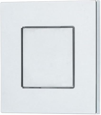 Thomas Dudley Vantage Piazza 73.5mm Square Single Flush Chrome Toilet ...