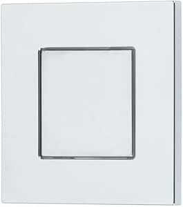 Thomas Dudley Vantage Piazza 73.5mm Square Single Flush Chrome Toilet ...