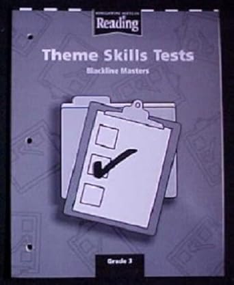Nation's Choice, Theme Skills Test Blackline Master Level 3: Houghton ...