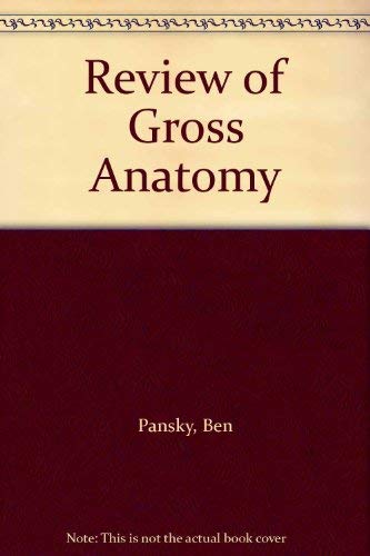 Review of Gross Anatomy : Pansky, Ben: Amazon.de: Bücher
