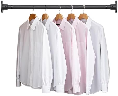 Amazon.com: Closet Rods for Hanging Clothes, 2 Pack Heavy Duty Closet ...