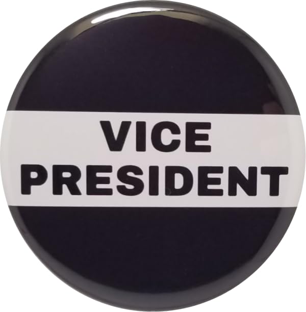 Amazon.com: Vice president badge for clubs and organizations - single ...