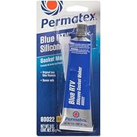 Permatex 80022 Sensor-Safe Blue RTV Silicone Gasket Maker, 3 oz. Tube ...