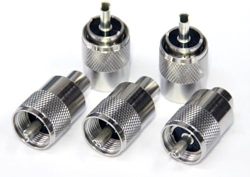 Amazon.co.jp: MP-5 (5個セット) ニッケルメッキ 5D-2V/FB用 M型コネクター 国内生産品 : 産業・研究開発用品