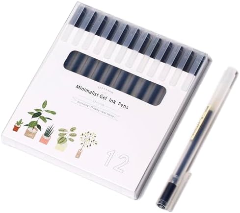 Penagic Pen, Japanese Pens Ink Pen, 0.35 mm Fine Point Pens, Black Gel ...