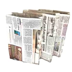 Generic Handmade Newspaper Shopping Bag, Reusable Paper Carry Bag ...