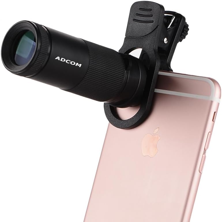 Adcom 8X Pro Telephoto Monocular Zoom Mobile Phone Camera Lens with ...