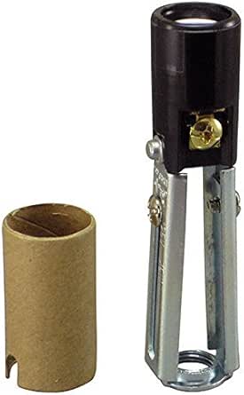 Adjustable Keyless Socket - Phenolic - 75 Max. Watt - Candelabra Base ...