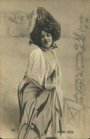 Anna Held Actresses Original Antique Postcard 1907 at Amazon's ...