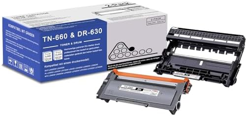 Amazon.com: 1 Pack TN660 TN660 Toner Cartridge and 1 Pack DR630 DR630 ...