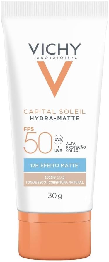Vichy, Protetor Solar Facial Capital Soleil Hydra-Matte Fps50 30gr, com ...