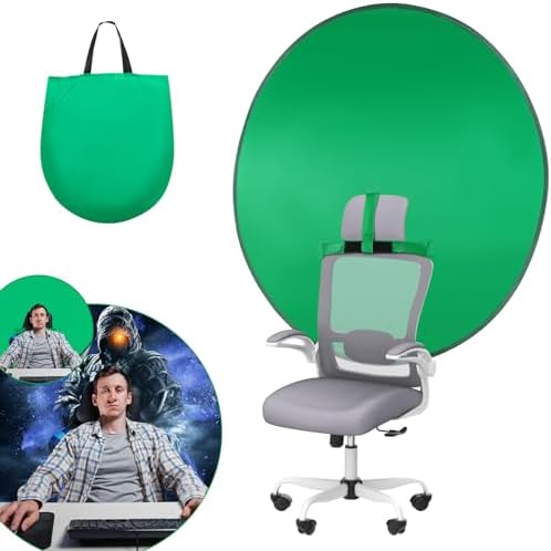 Amazon.com : Green Screen Chair,56 IN Collapsible Green Screen Backdrop ...