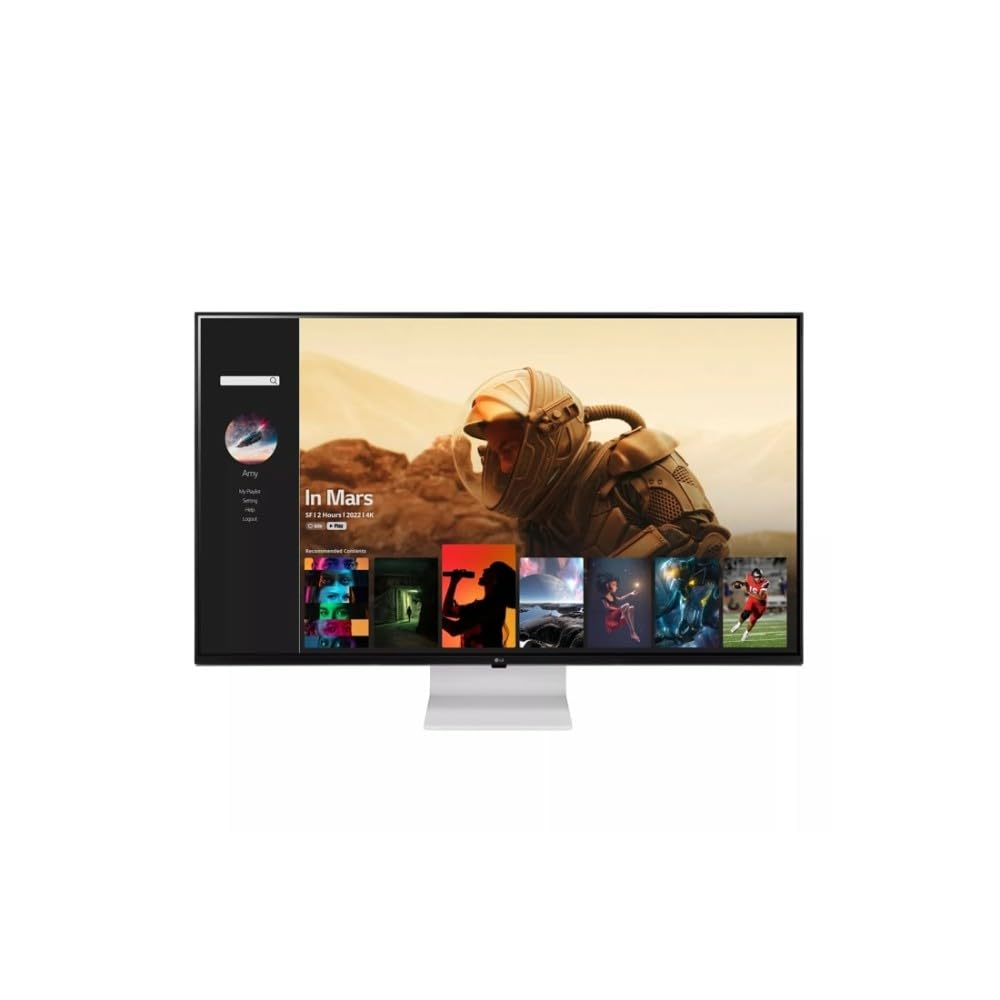 Amazon.com: LG Smart Monitor 43SQ700S-W 42.5" LED IPS UltraHD 4K USB-C ...