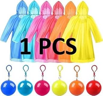 Buy Pocket Size Disposable Raincoat for Men and Women Ball Shaped ...