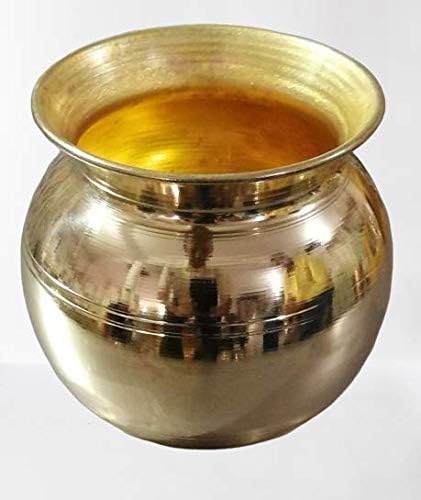 Amazon.com: Decorative Glass Pooja Lota,Occasional Gift,Pooja Lotni ...