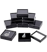 Amazon.com: BENECREAT 36 Pack Gemstone Display Box Acrylic Diamond Case ...