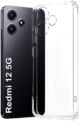 Fashionury Shockproof Back Case Cover for Mi Redmi 12 5G | Ultra Clear ...