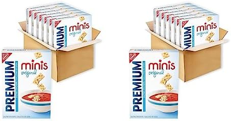 Amazon.com: Premium Original Mini Saltine Crackers, 6-11 oz Boxes (Pack ...