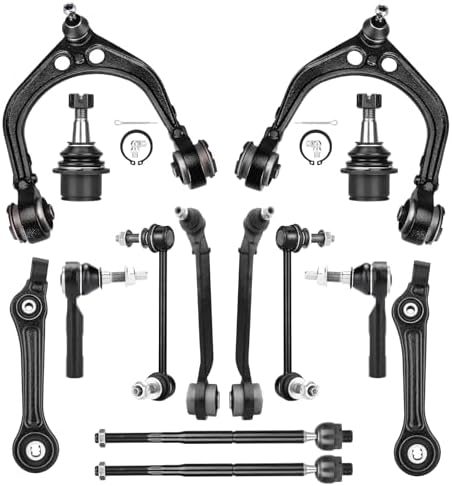 Amazon.com: KRGUOD 2WD Front Upper and Lower Control Arm Suspension Kit ...