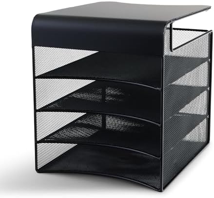 Amazon.com : Nuslne Hanging Desk File Organizer, Vertical Hanging Desk ...