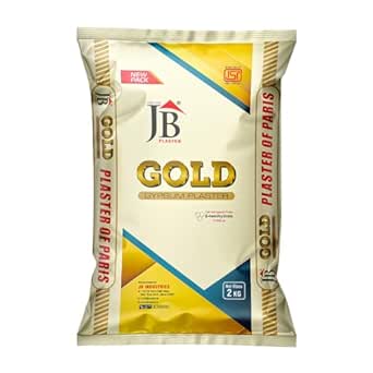 JB Gold Plaster of Paris Gypsum Plaster- Repair Solution for Walls ...